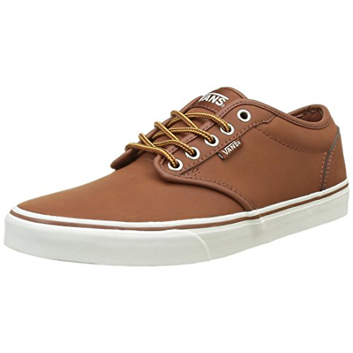 Vans Men's Atwood Leather Shoes 8.5 M, Brown Marshmallow
