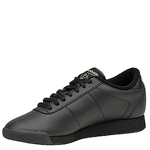 Reebok Women's Princess Sneaker, Black, 6 W