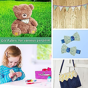 8PCS Cotton Quilting Fabric Bundles 100% Cotton Fat Quarters 20”x20”-Medium Weight- for DIY Crafts,Quilting, Sewing Project, Patchwork (Green)