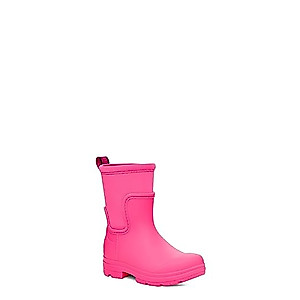 UGG Unisex-Child Droplet Mid Boot, Taffy Pink, 4 Big Kid