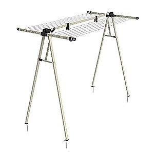 Daytek Portable A-Frame Clothesline, 72 Feet Drying Space
