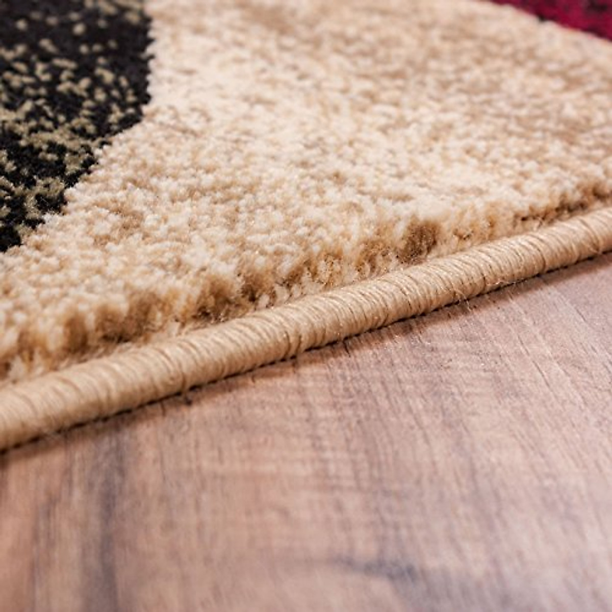 Well Woven Barclay Bowery Art Dercor Ivory Geometric Modern Area Rug 3'11'' X 5'3''