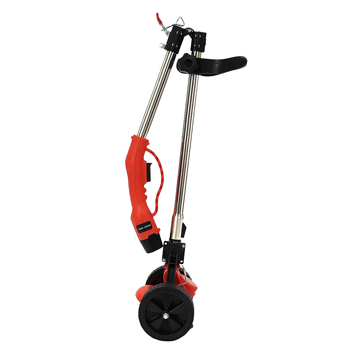 CheriMuMu Cordless Cordless String Trimmer/Edger, 3 in 1 Battery Powered Grass Trimmer Electric Brush Cutter, Lightweight Push Mini-Mower for Lawn Care and Yard Work (1 Battery & Charger Included)