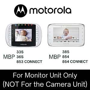 for Motorola Baby Monitor Charger (Handheld Screen Only) MBP33S MBP36S MBP36XL MBP38S MBP41S MBP43S MBP843 MBP853 MBP854 MBP855 Connect Not for Camera