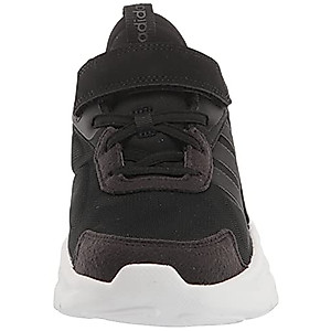 adidas OZELLE Running Shoe, Black/Black/Carbon (Elastic), 6.5 US Unisex Big Kid