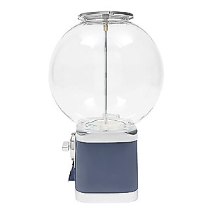BANLICALI Vending Machine, Modern Freestanding Mini Candy Vending Machine with Keys, Big Bubble Gumball Bank for 1.26" Ball, Gumball Dispenser Machine for Business Coin Capacity 800-1000 (Dark Blue)