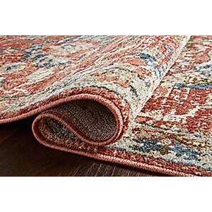 Loloi II Saban Collection SAB-08 Rust/Multi, Traditional 7'-10" x 10' Area Rug