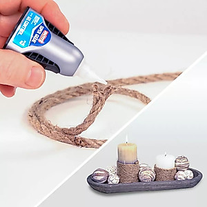 Loctite Super Glue Gel Control, Clear Superglue for Plastic, Wood, Metal, Crafts, & Repair, Cyanoacrylate Adhesive Instant Glue, Quick Dry - 0.14 fl oz Bottle, Pack of 1