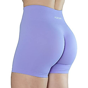 AUROLA Dream Collection Workout Shorts for Women High Waist Seamless Scrunch Athletic Running Gym Yoga Active Shorts