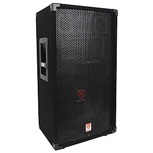 Rockville (2) RSG12 12 3-Way 1000 Watt 8-Ohm Passive DJ/Pro Audio PA Speaker