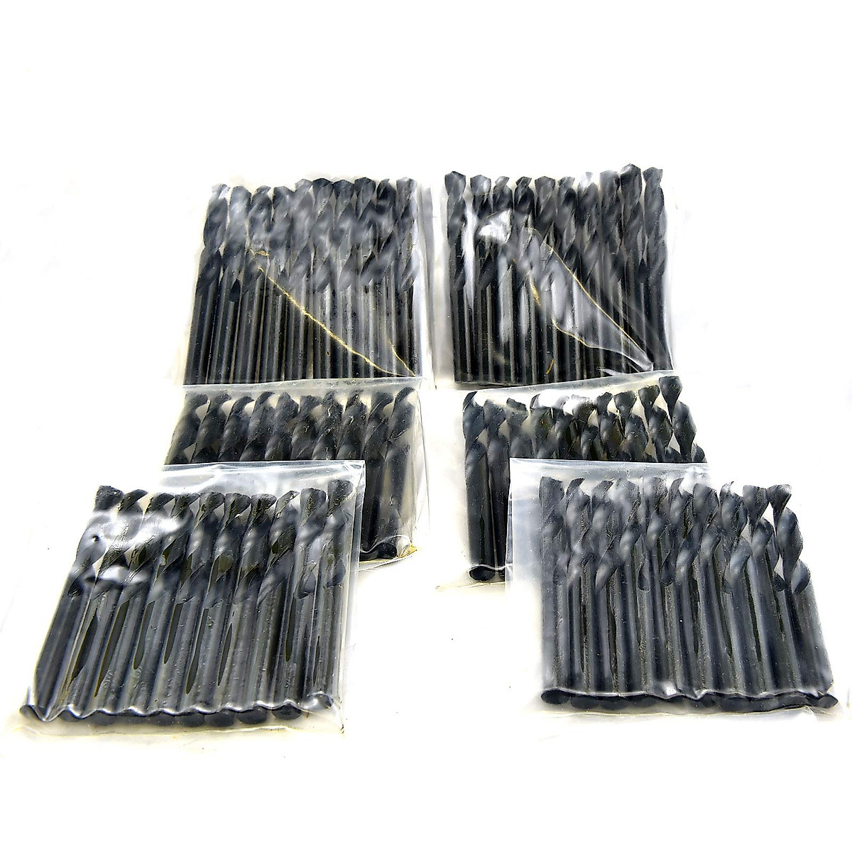 MAXTOOL 9/32" 2pcs Identical Screw Machine Drills HSS M2 Twist Stub Drill Bits Black Oxide Fully Ground Straight Shank Short Drills; SMF02B10R18P2