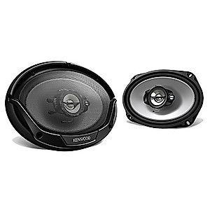 Kenwood KFC-6965S 6 x 9 Inches 3-Way 400W Speakers, Pack of 2