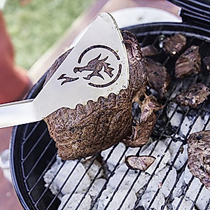 BBQ Dragon BBQ Utensil Tool Set - Grilling Tongs, Spatula, Fork, Pigtail Flipper, Combined in 2 Barbecue Grilling Accessorie BBQ Set, Heavy-Duty Grill Tools Sets