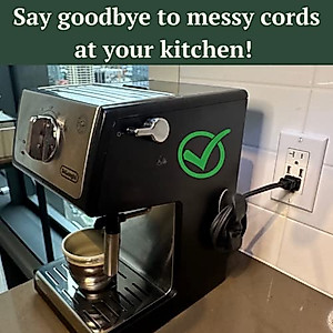 MG One 3-Pack Cord Organizer for Kitchen Appliances in The Box - Stick on Cord Holder for Home Appliances - No Assembly Required with Strong 3M Adhesive
