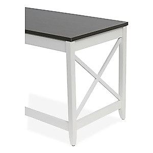 Alera ALEWSF4824GY 47.24 in. x 23.62 in. x 29.53 in. Farmhouse Writing Desk - Gray