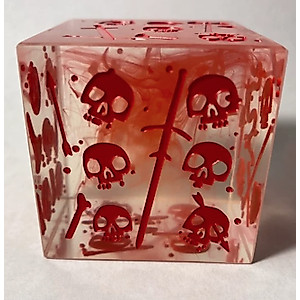 2 Massive Gelatinous Cubes Dice Pair / Mini by Severed Books