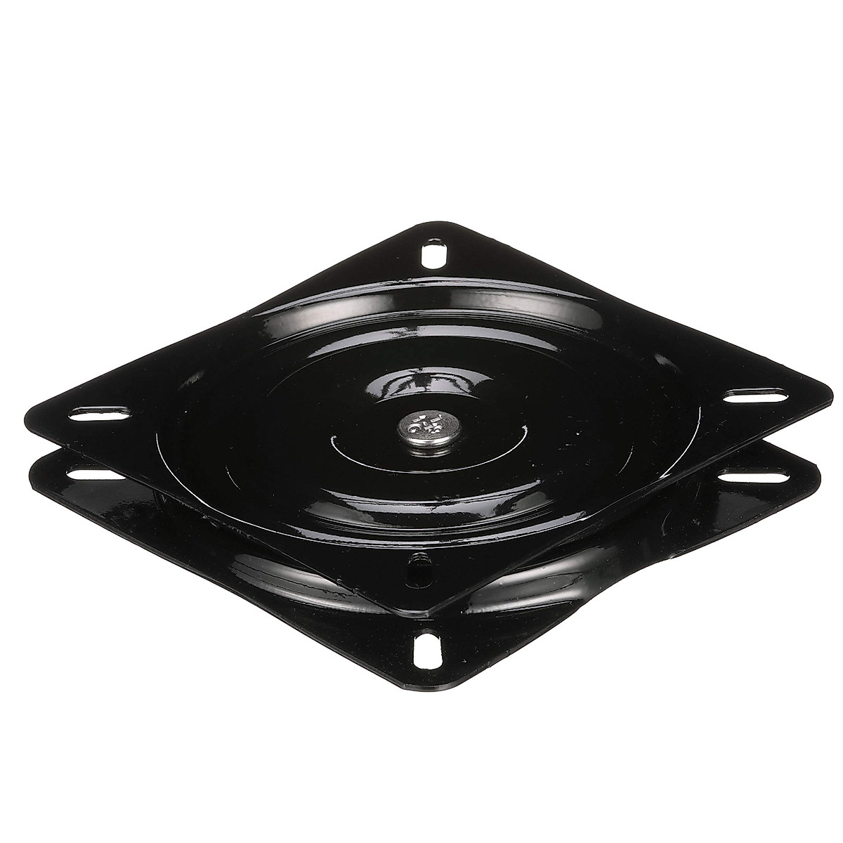 Attwood 17721 Seat Swivel, For Boat Seat, 3-Degree Tilt Action, 7 Inches, Steel, Black Powder Coated