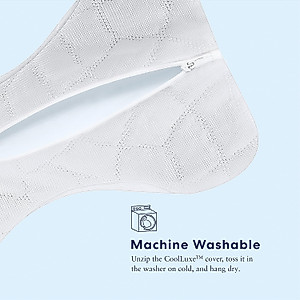 Luna [Memory Foam Knee Pillow] for Side Sleepers Featured on [The Today Show]- Orthopedic Knee & Leg Cooling Pillow, Adaptive Bed Assistance Product, Leg Pillow for Sleeping Lower Back & Hip Pain