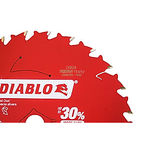 Freud D0624A 6‑1/2 in. x 24‑Tooth Tracking Point Wood Framing Saw Blade, Carbide
