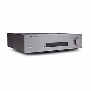 Cambridge Audio CXA81 Stereo Two-Channel Amplifier with Bluetooth and Built-in DAC - 80 Watts Per Channel (Lunar Grey)