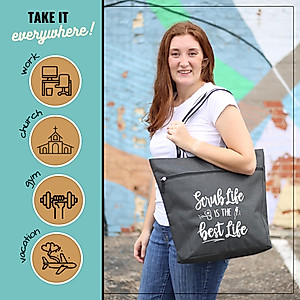 Nurse Bags and Totes for Work - Nursing Bags for Nurses - Nurse Bag, Medic Tote, Clinic Bag for Nursing Students, Nursing Bag, CNA Bags, RN Bags, RN Tote, Nurse Gifts for Women, Graduation