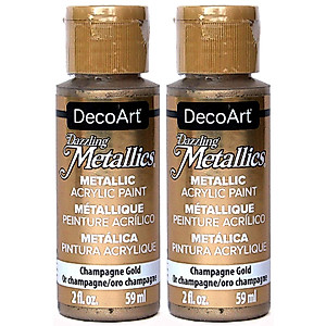 Dazzling Metallics Acrylic Paint 2oz-Champagne Gold
