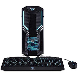 acer Predator PC Intel Core i7-9700 3GHz 32GB Ram 2TB HDD + 1TB SSD Win 10 Pro (Renewed)