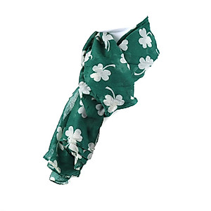 Nollia Green Shamrock St. Patrick's Day 2-Pack Scarf Set for Women