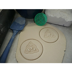 CELTIC KNOT ETERNITY SYMBOLS SET OF 5 COOKIE STAMP EMBOSSERS MADE IN USA PR1616 Multicolor