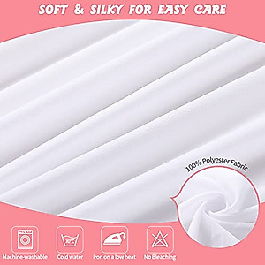 SOJOCK Artificial Wedding Arch Flowers Kit, 2 Pcs Floral Arrangement, 1 Pcs Fabric Drap, for Wedding Ceremony Bouquets and Reception Backdrop Decoration,DIY Garden Craft Art Decoration