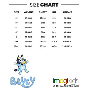 Bluey Little Boys Zip Up Cosplay Coverall Costume 6