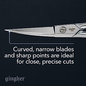 Gingher 4 Inch Curved Embroidery Scissors (01-005273)