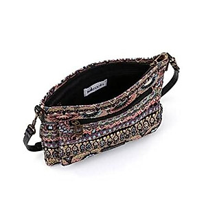 Sakroots Camden Small Crossbody Bag (Taupe One World)