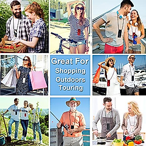 UYMO Crossbody Case for iPhone 14 Plus 6.7", Crossbody Cover with Neck Cord Strap,Transparent Clear PC TPU Lanyard Case with 2 Tempered Glass Screen Protector & 1 Camera Lens Protector,Black