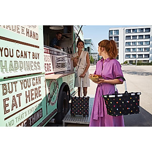 reisenthel carrybag dots - Sturdy shopping basket with plenty of storage space and practical inner pocket - Elegant and water-repellent design