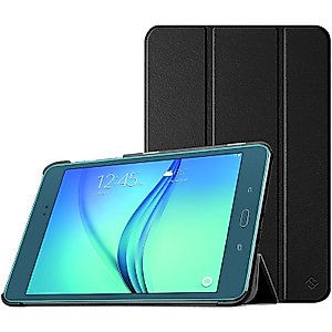 Fintie Slim Shell Case for Samsung Galaxy Tab A 8.0 (Previous Model 2015) - Super Slim Lightweight Standing Cover with Auto Sleep/Wake for Tab A 8.0 SM-T350/T355/P350/P355 2015, Black