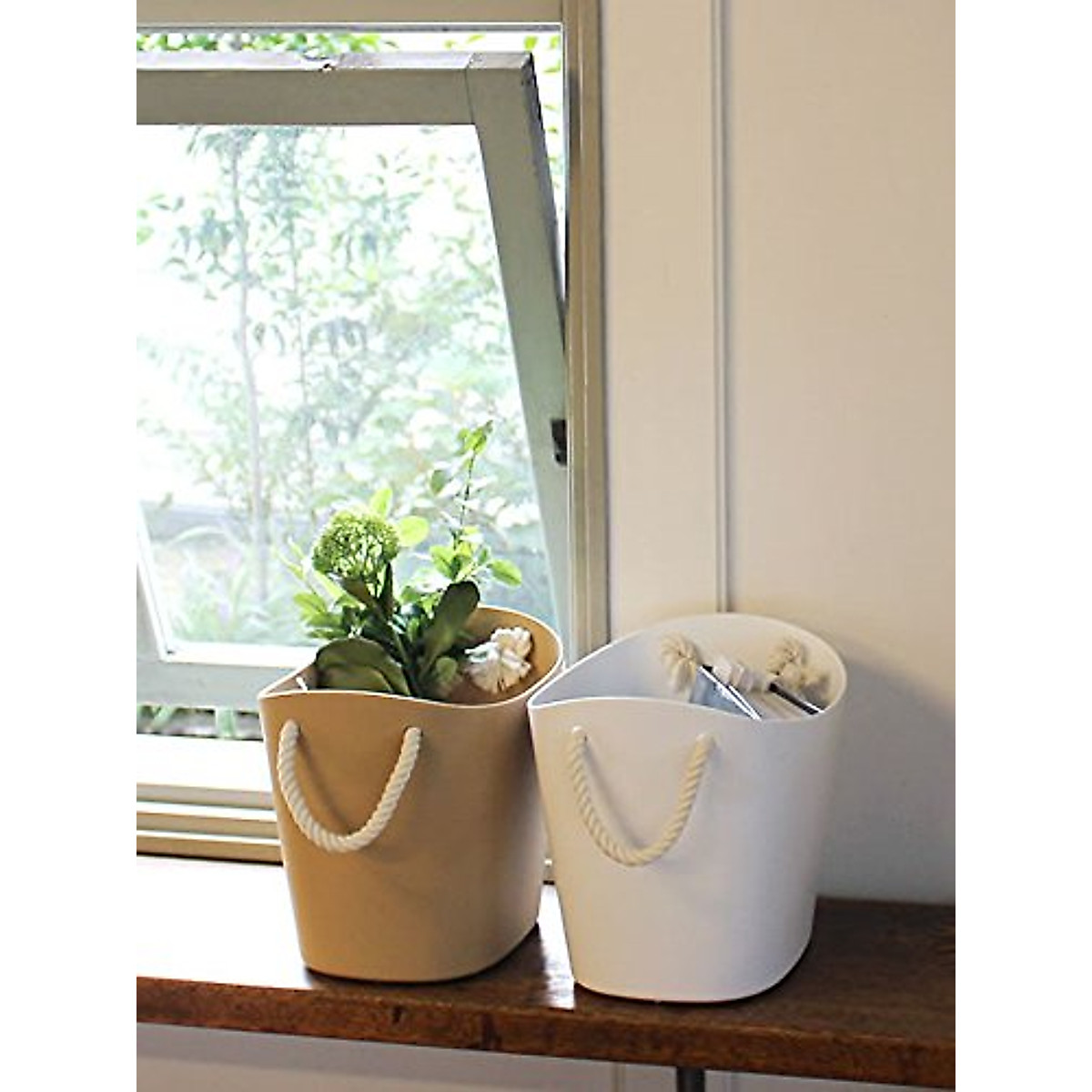 Yahata Kasei 236481 Sceltevie Balcolore Multi-Basket, White, M, 4.9 gal (19 L)