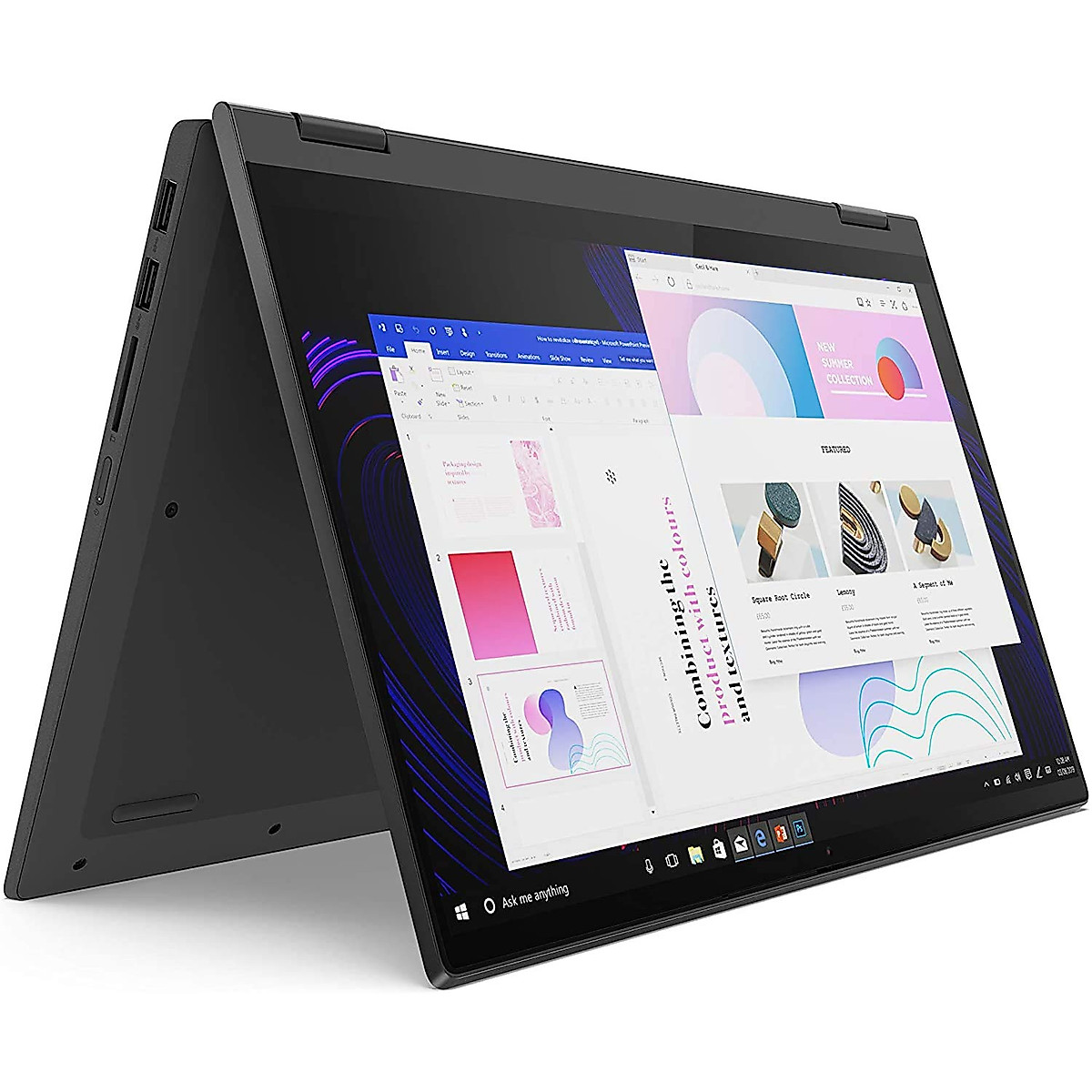 Lenovo 2021 Flex 5 14" FHD 2in1 Touch Screen Laptop, 6-core AMD Ryzen 5 5500U (>i7-10750H), USB-C, WiFi 6, Fingerprint, Backlit KB, Webcam, HDMI, Win 10, 32GB MSD Card (16GB RAM | 512GB PCIe SSD)
