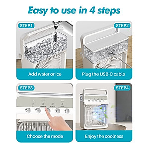 LIFOVE Air Cooler Fan White