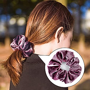12 Pcs Big Hair Scrunchies Velvet Elastic Hair Bands Scrunchy, Large Hair Scrunchies for Women's Hair, Hair Ties Scrunchie Accessories Valentine's Day Christmas Gifts for Women Teenage Girls