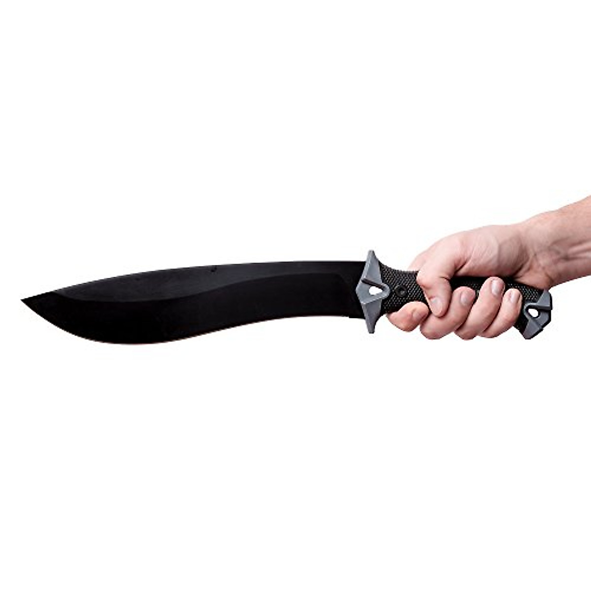 Kershaw Camp 10 Machete, Fixed Blade Knife, 10" 65Mn Carbon Tool Steel Blade, Includes Sheath, Camp Series Machete, Outdoor and Survival Tool,Black