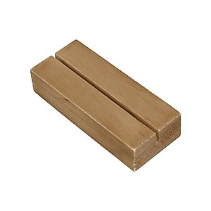 Hanna Roberts Modern Hexagonal Geometric Table Number Acrylic Signs with Wood Stands for Wedding Reception, Restaurant, Event Party, 5" x 1.5" x 5.9" (Cursive Geometric, Set of 10 (1-10))