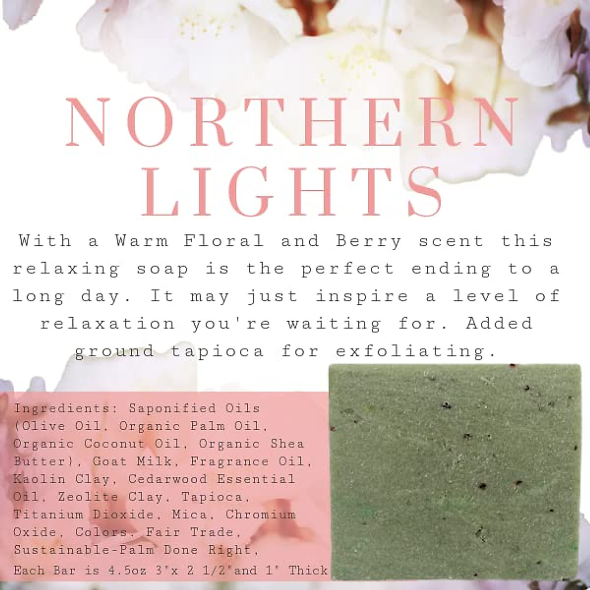 Salo Soap's Natural Womens Bar Soap Body Wash with Goat Milk Soap, Vanilla, Floral, Honey Oatmeal, Brown Sugar, Fig Coconut Oil, Olive Oil, Fragrance Oils, Shea Butter, face soap, whole body soap