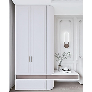 Jeweluck 15.7inch x 118.1inch Matte White Wallpaper White Contact Paper Peel and Stick Wallpaper Waterproof Self Adhesive Removable Wallpaper Solid White Wall Paper for Furniture Decorative Vinyl