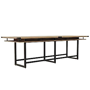 Safco Mirella Conference Table, Standing-Height, 12'