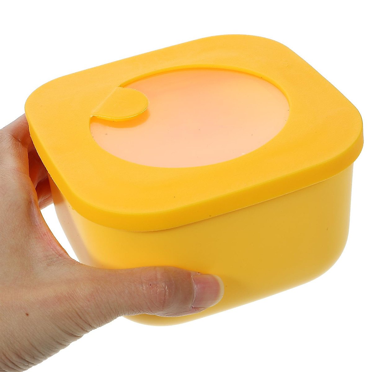Kichvoe 4.7 * 2.5'' Sliced Cheese Container for Fridge Plastic Storage Containers with Lid Butter Cheese Slice Storage Box for Food Storage-S