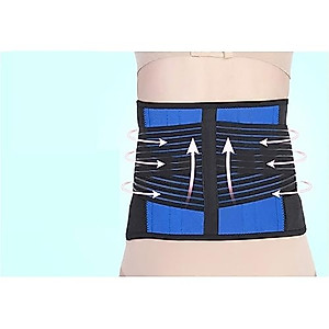MIOTEQ Back Brace Lumbar Support Belt For Women And Men, Adjustable Safety Belt With Dual Lumbar Pads For Lower Back Pain Relief (Size : XX-Large)