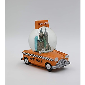 ZIZO New York City Taxi Yellow Cap Snow Globe for Women, Men and Kids Christmas Snowglobe 5 inches