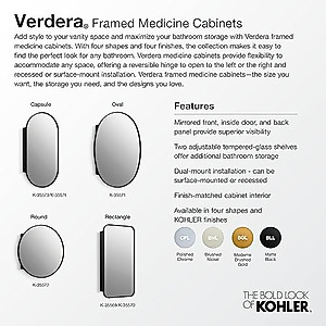 KOHLER VERDERA® Framed 22 X 34 Soft Rectangle