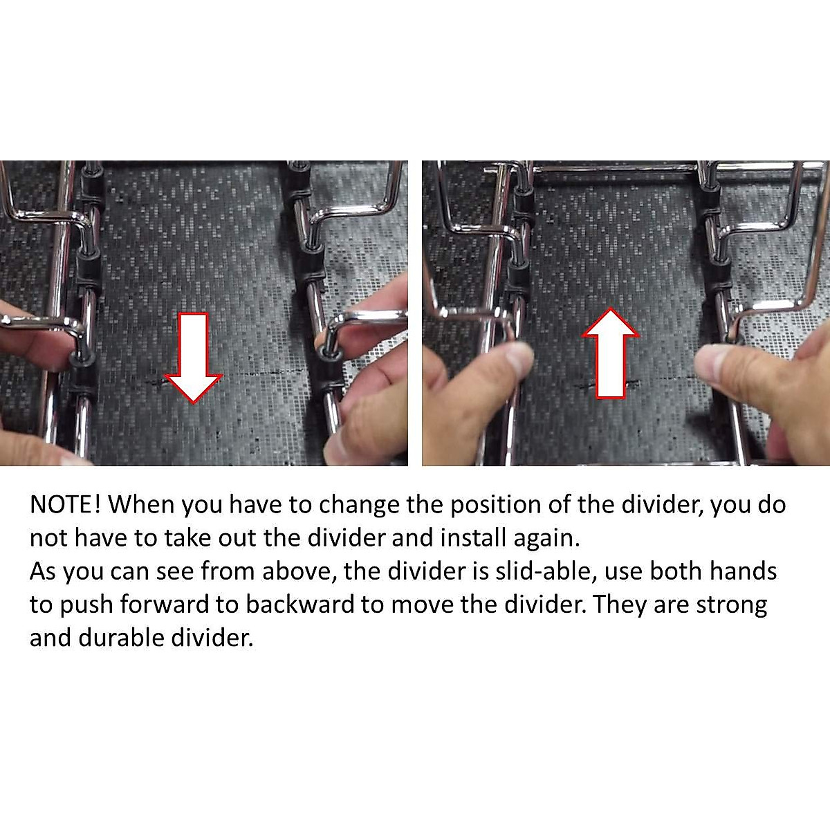 Mecete Pull Out Cabinet Base Organizer Pull-Out 2-Tier Base Cabinet Cookware Organizer (12 Inches) for Pots, Pans, and Lid Cookware, Chrome